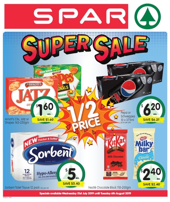 Spar Catalogues & Specials from 31 July