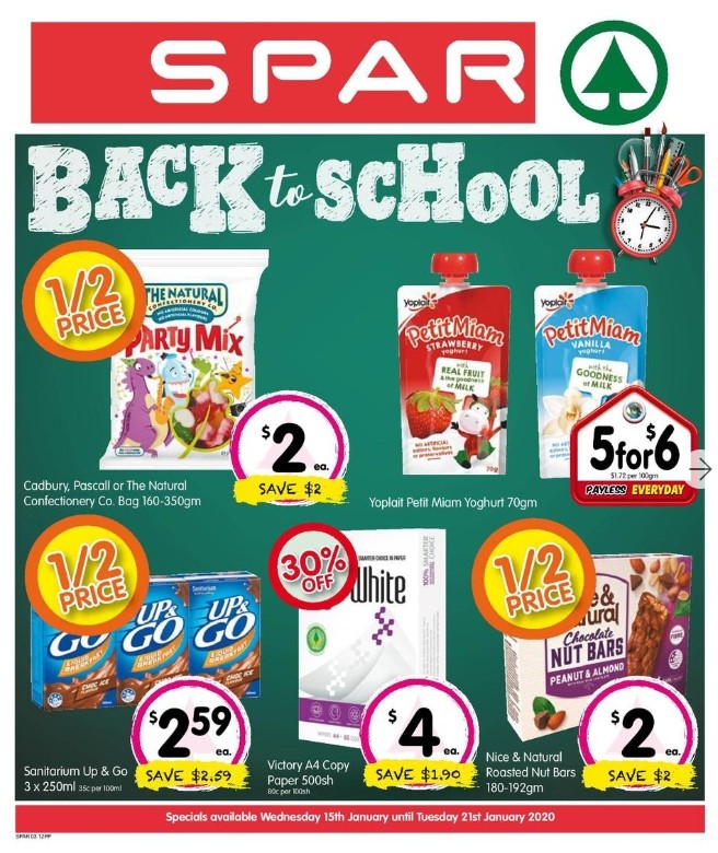 Spar Catalogues & Specials from 15 January