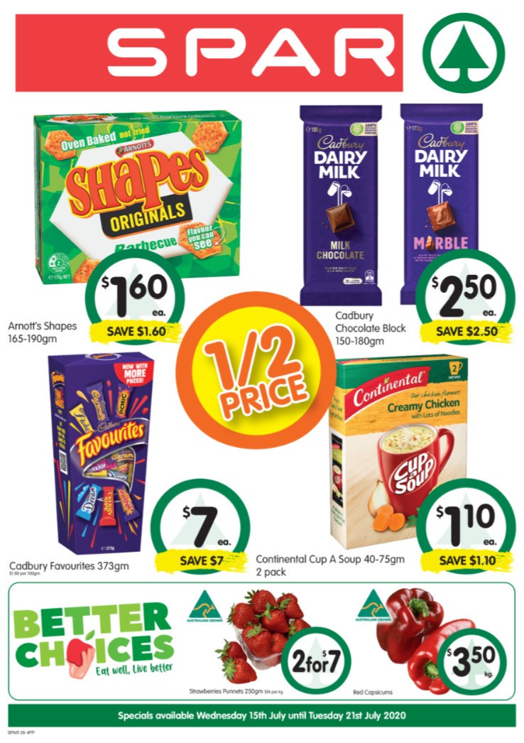 Spar Catalogues & Specials from 15 July