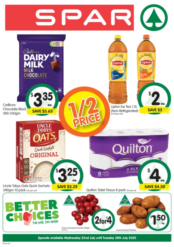 Spar Catalogues & Specials from 22 July