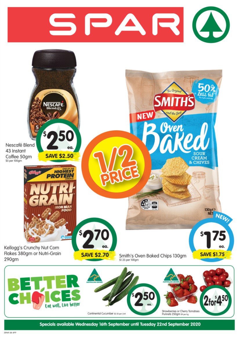 Spar Catalogues & Specials from 16 September