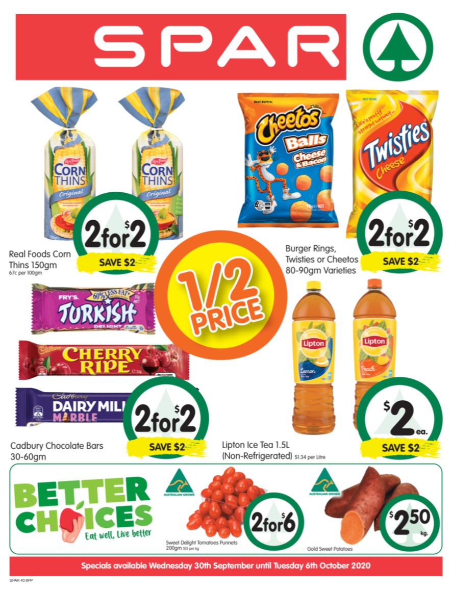 Spar Catalogues & Specials from 30 September