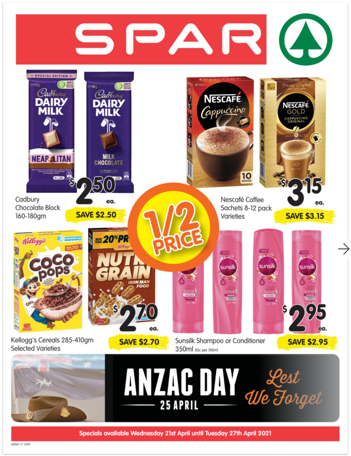Spar Catalogues & Specials from 21 April