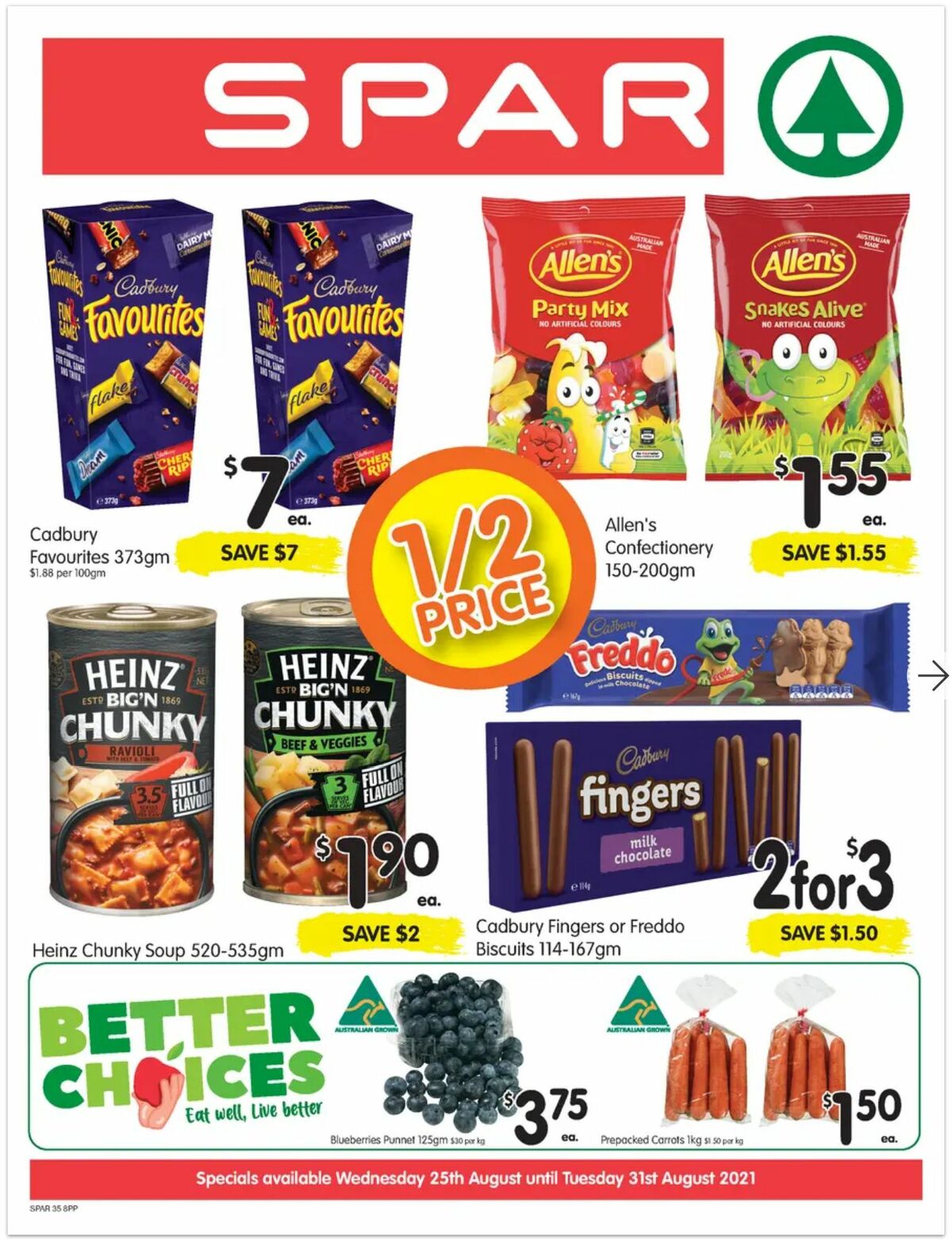Spar Catalogues & Specials from 25 August