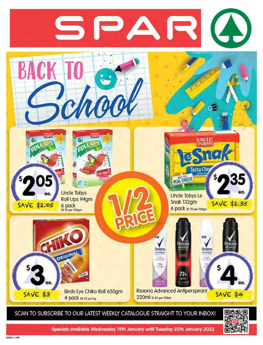 Spar Catalogues & Specials from 19 January
