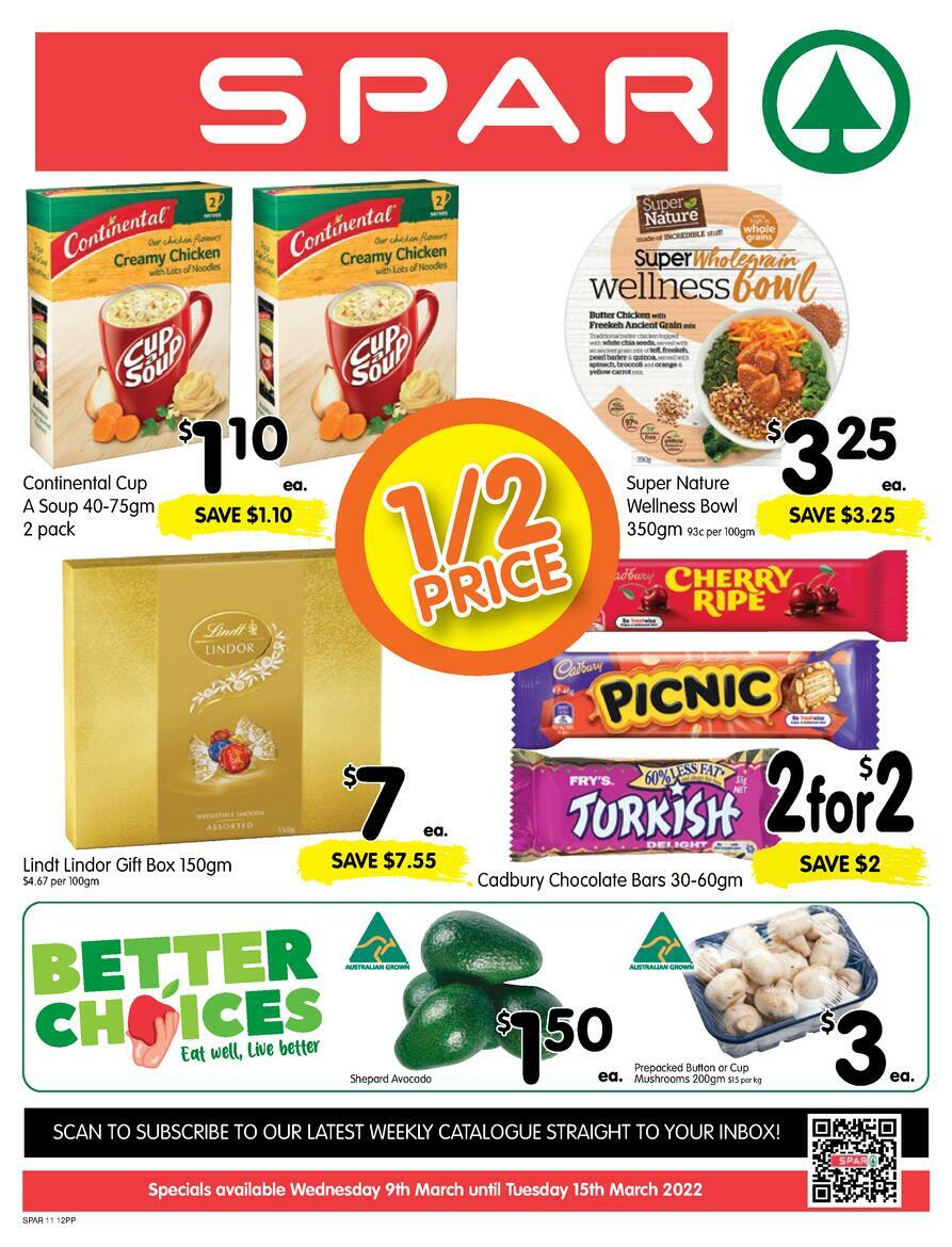 Spar Catalogues & Specials from 9 March