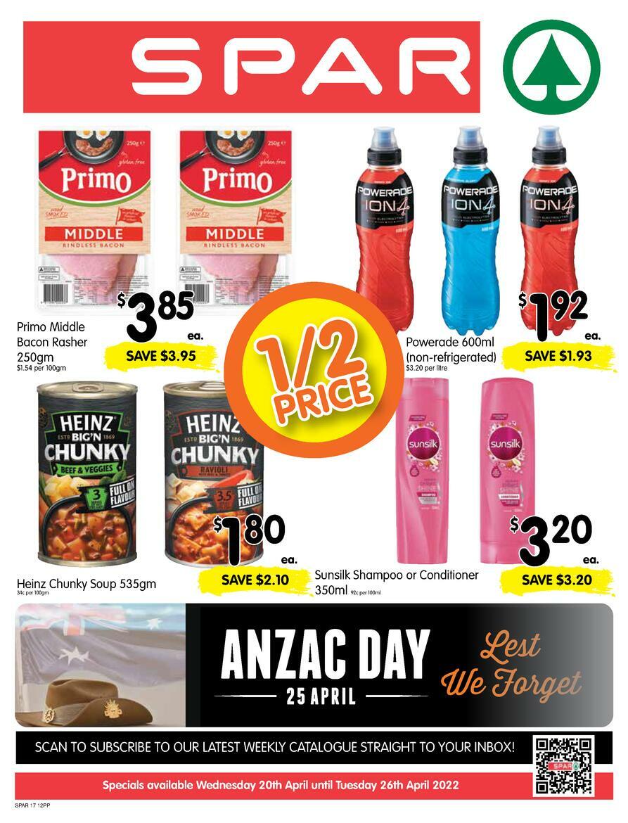 Spar Catalogues & Specials from 20 April