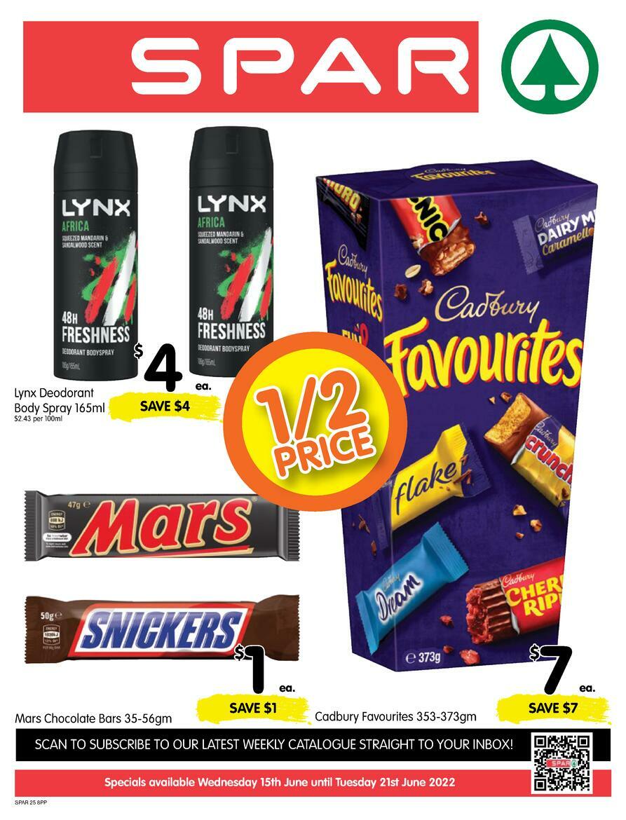 Spar Catalogues & Specials from 15 June