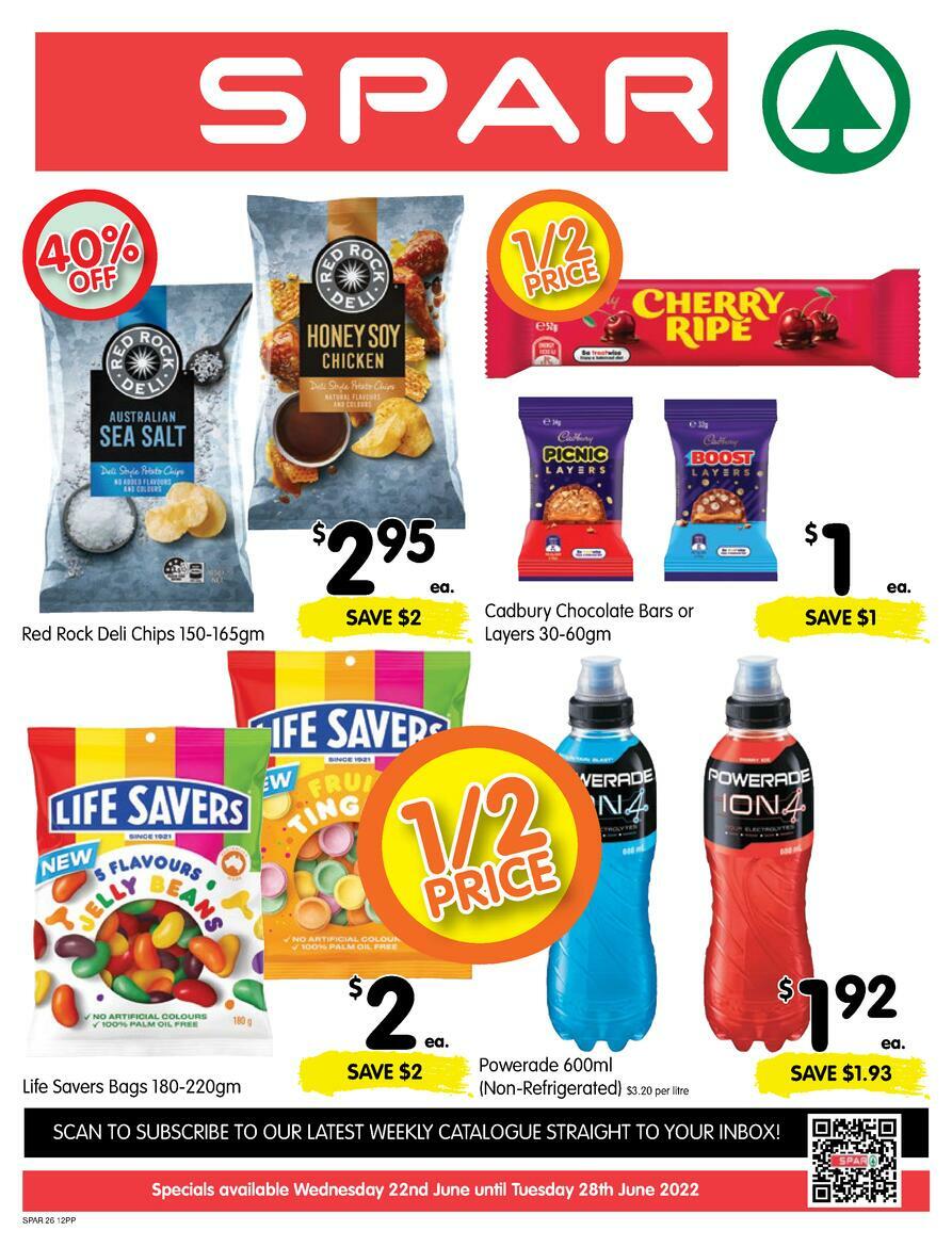 Spar Catalogues & Specials from 22 June