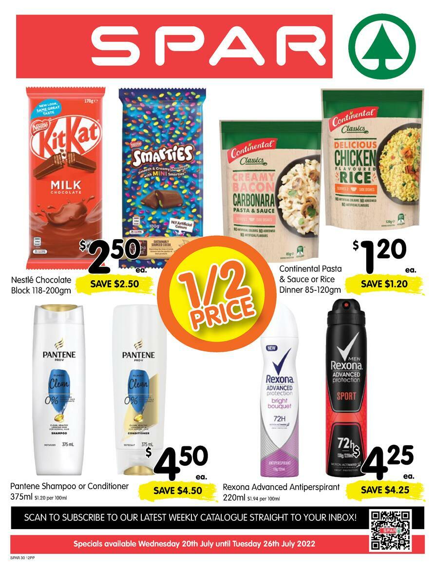 Spar Catalogues & Specials from 20 July