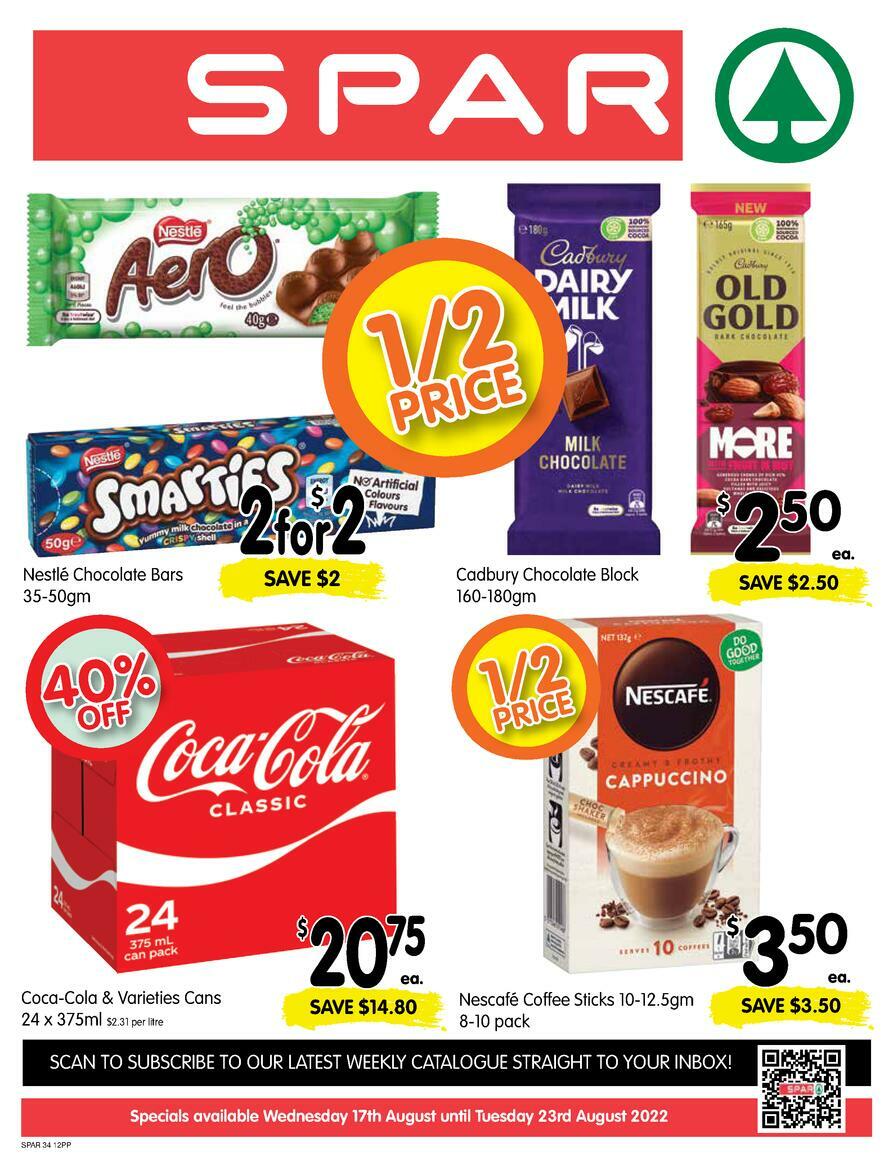Spar Catalogues & Specials from 17 August