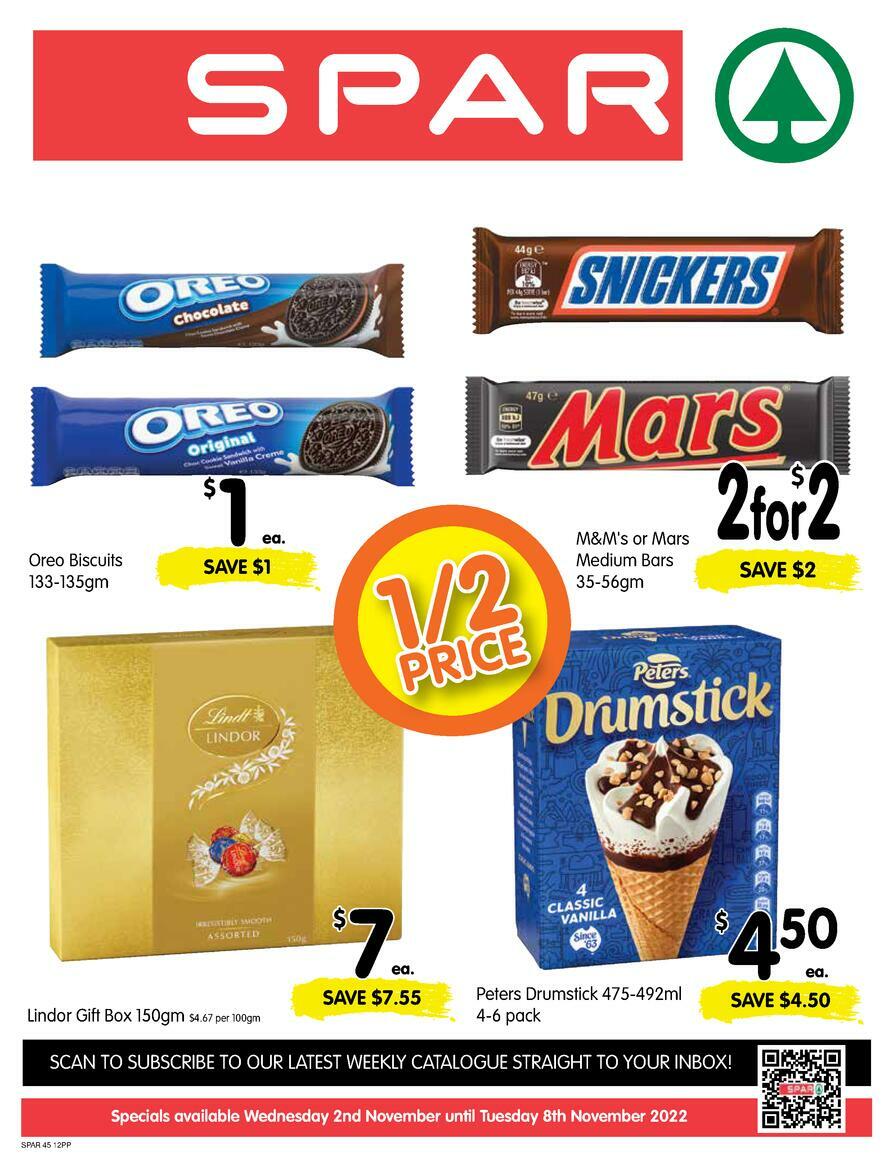 Spar Catalogues & Specials from 2 November