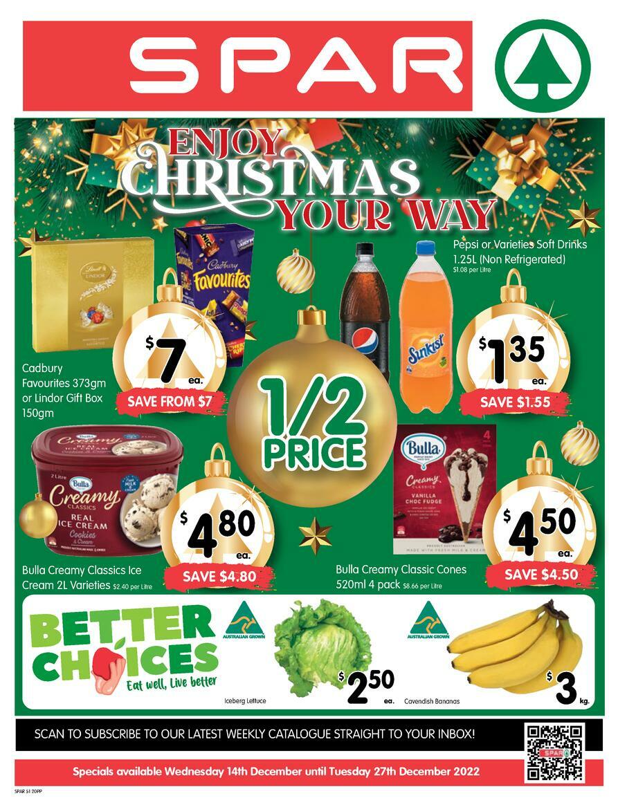 Spar Catalogues & Specials from 14 December