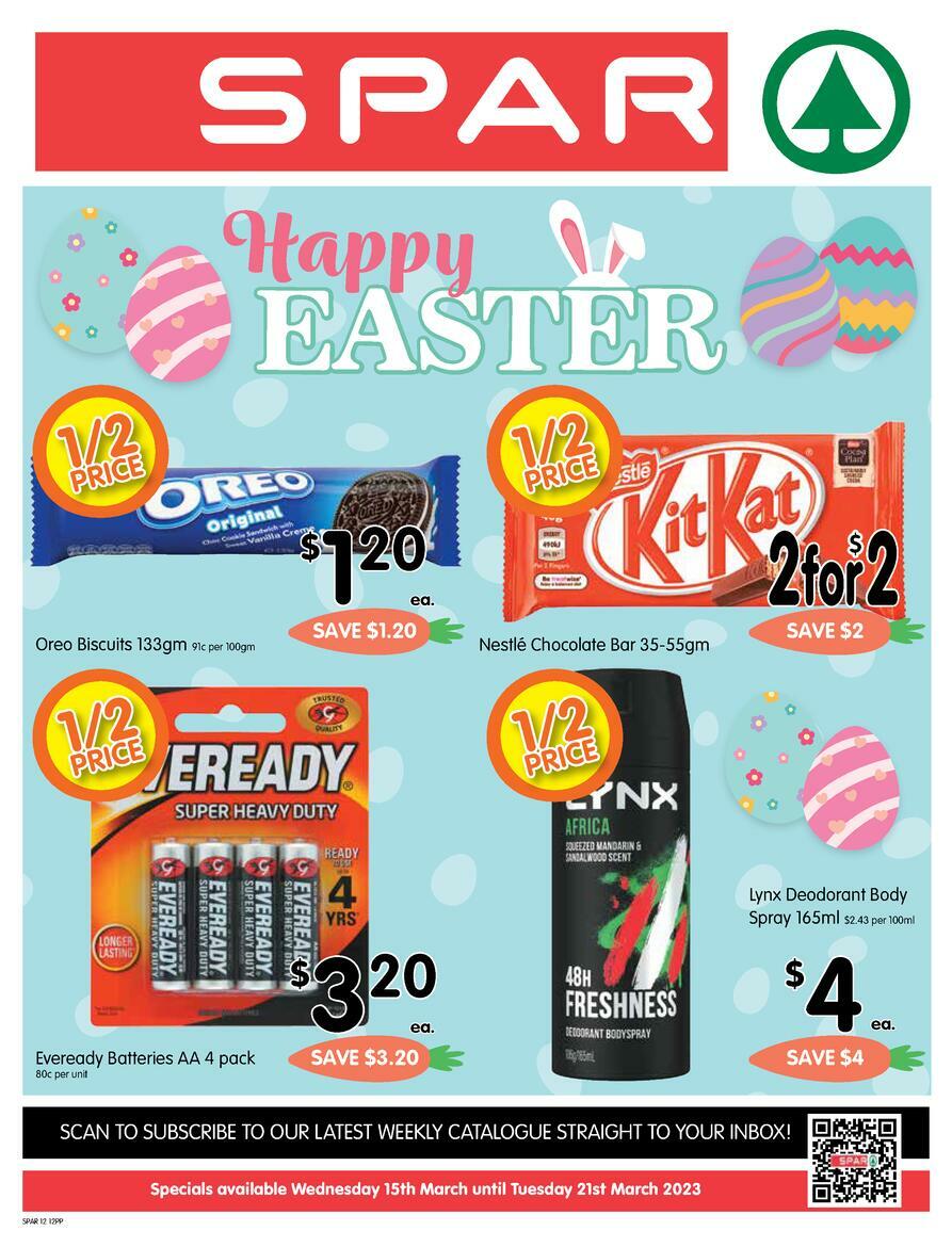 Spar Catalogues & Specials from 15 March