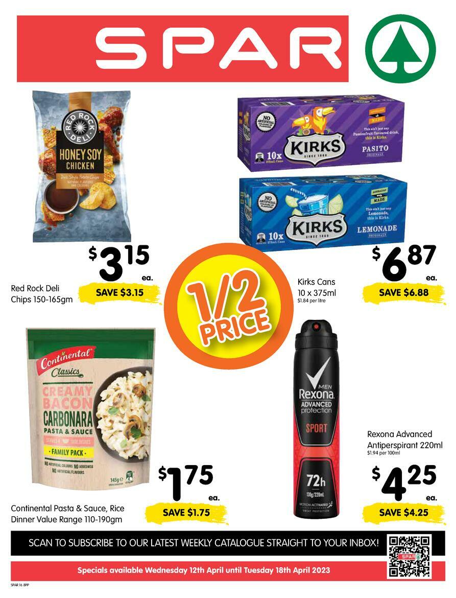 Spar Catalogues & Specials from 12 April
