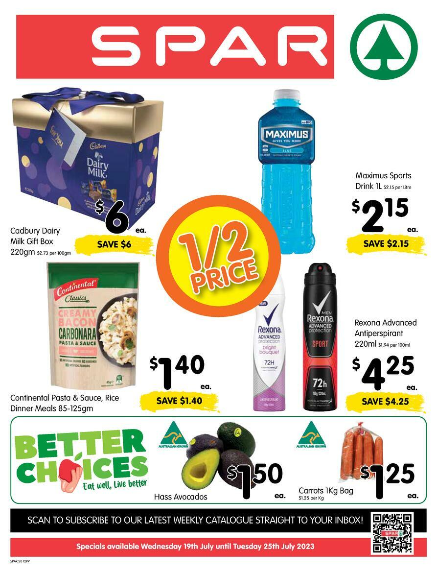 Spar Catalogues & Specials from 19 July