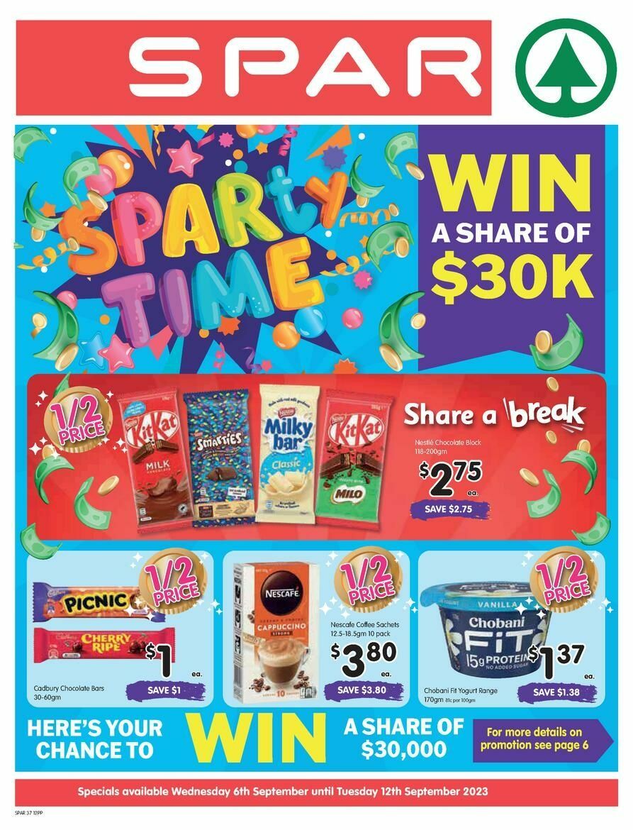 Spar Catalogues & Specials from 6 September