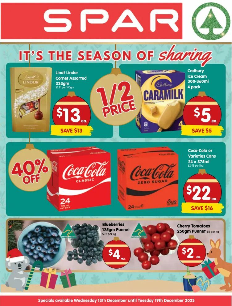 Spar Catalogues & Specials from 13 December