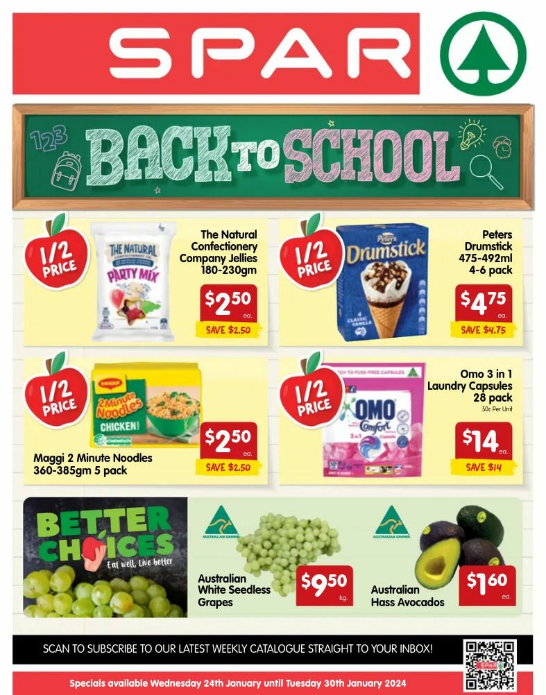 Spar Catalogues & Specials from 24 January