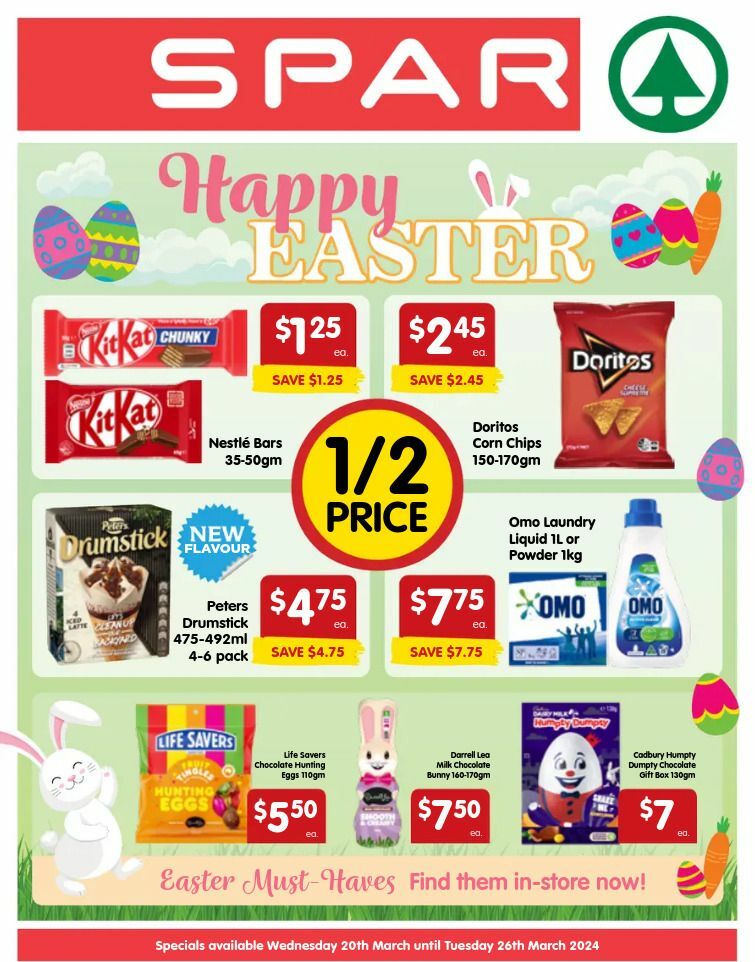 Spar Catalogues & Specials from 20 March