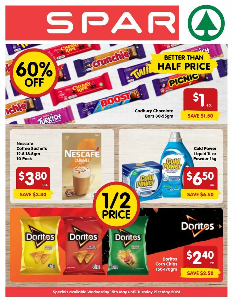 Spar Catalogues & Specials from 15 May