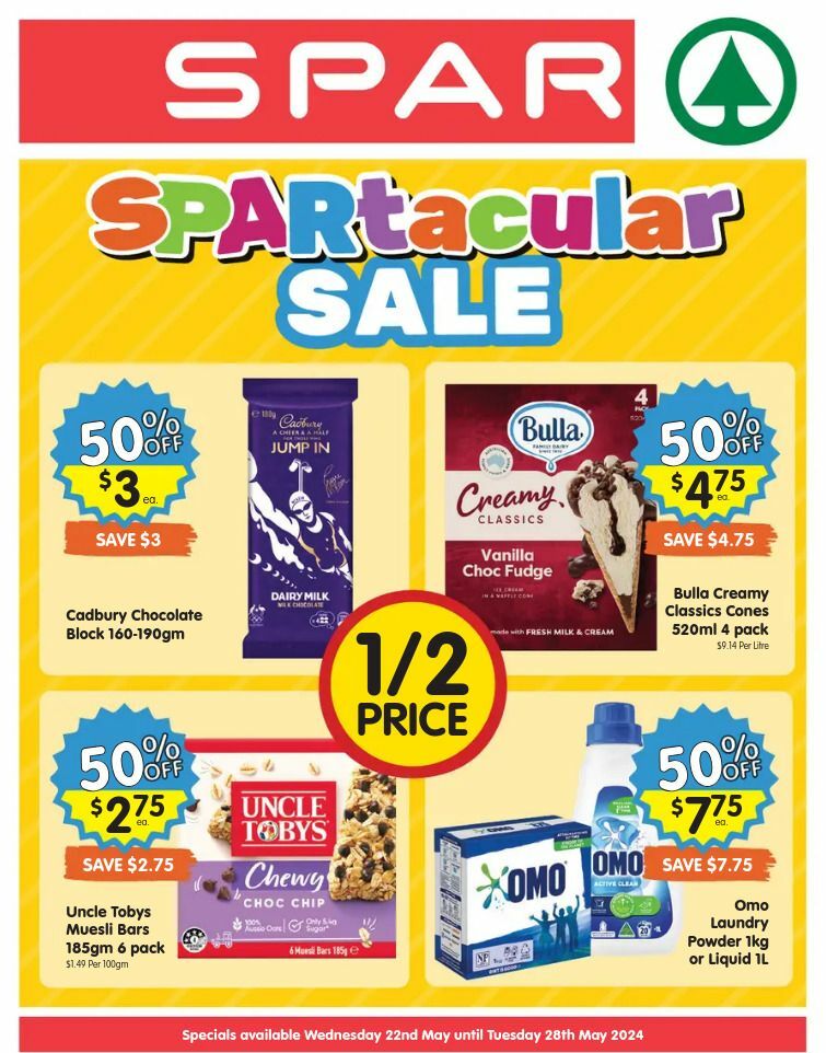 Spar Catalogues & Specials from 22 May