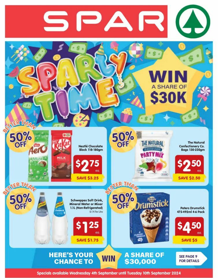 Spar Catalogues & Specials from 4 September