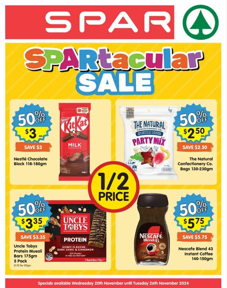 Spar Catalogues & Specials from 20 November