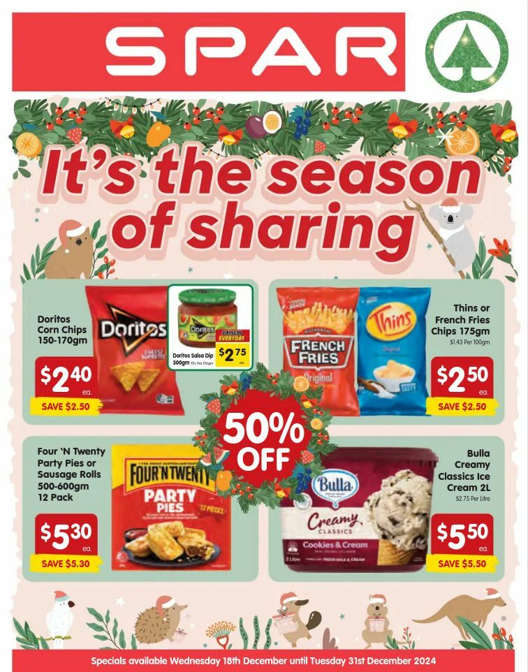 Spar Catalogues & Specials from 18 December