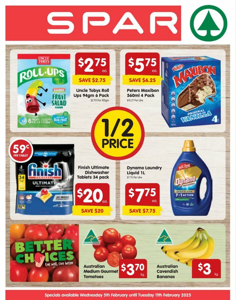 Spar Catalogues & Specials from 5 February