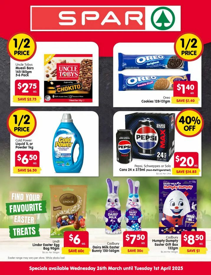 Spar Catalogues & Specials from 26 March