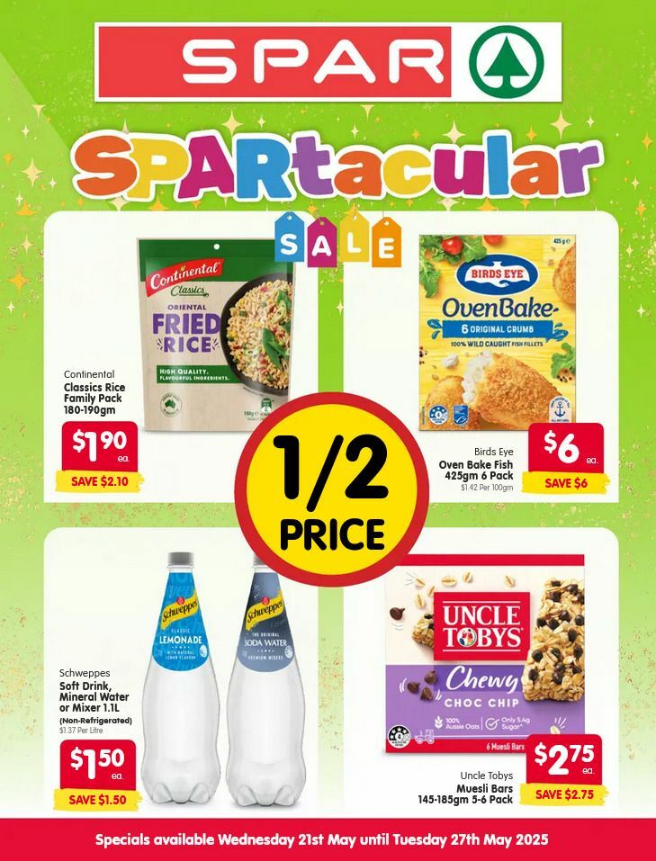 Spar Catalogues & Specials from 21 May