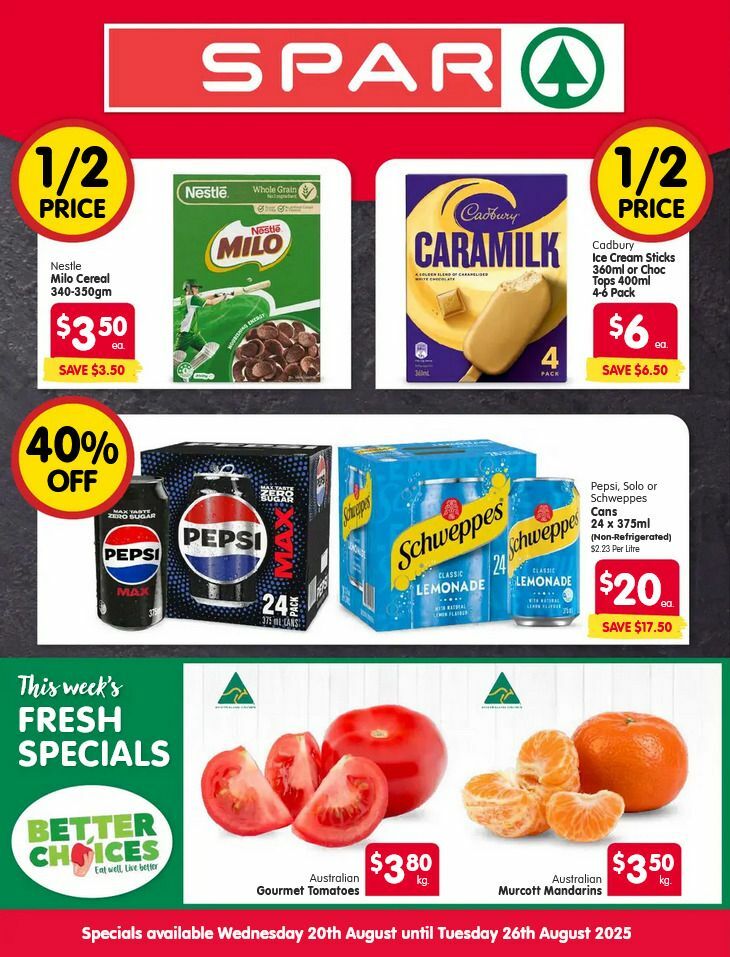 Spar Catalogues & Specials from 20 August