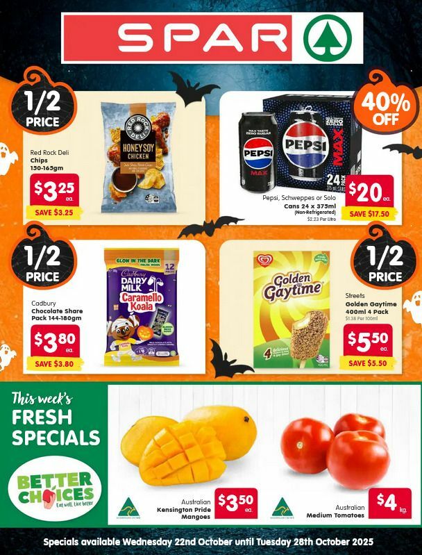 Spar Catalogues & Specials from 22 October
