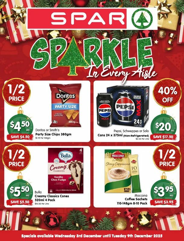 Spar Catalogues & Specials from 3 December