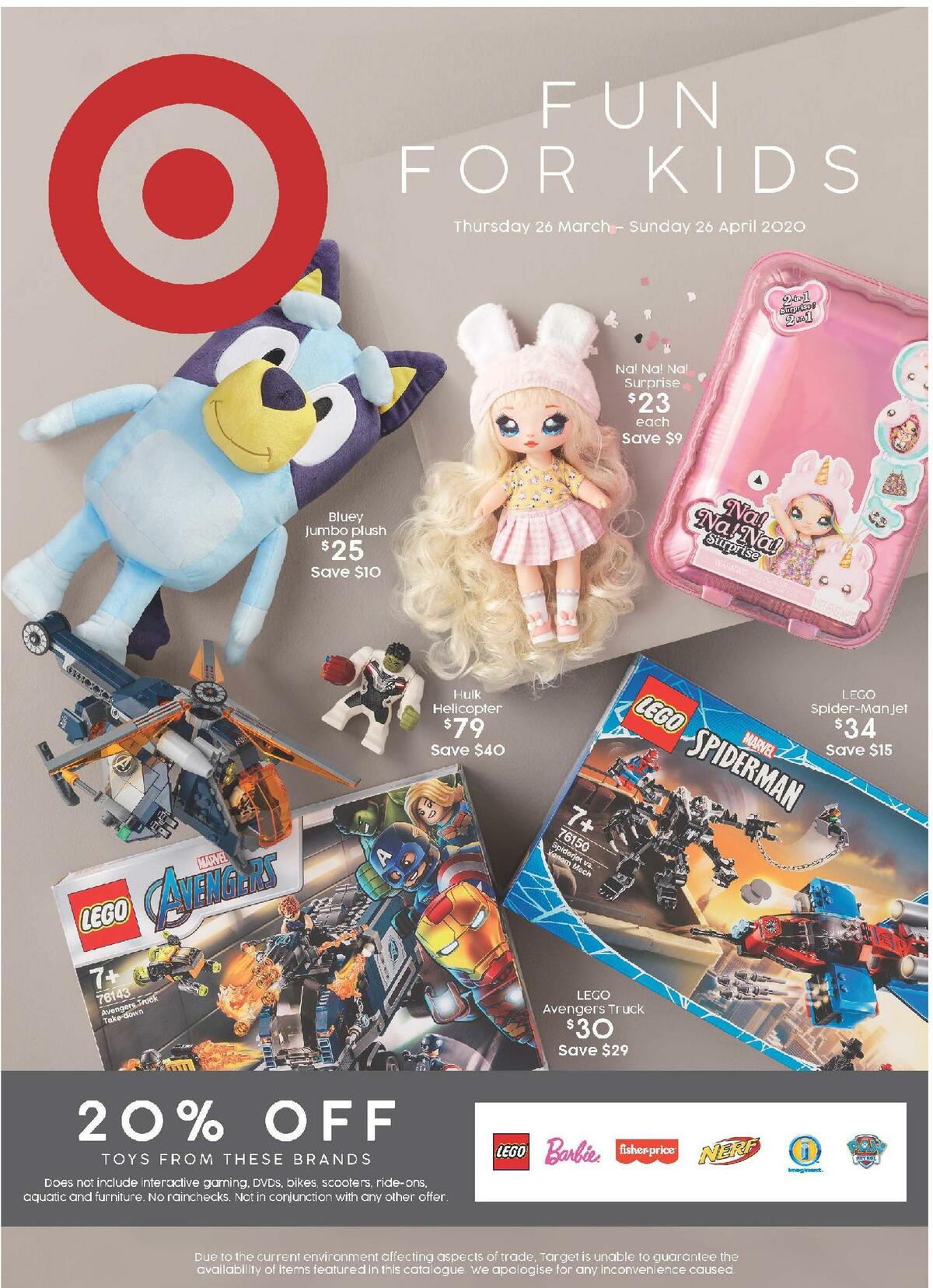 Target Fun For Kids from 26 March