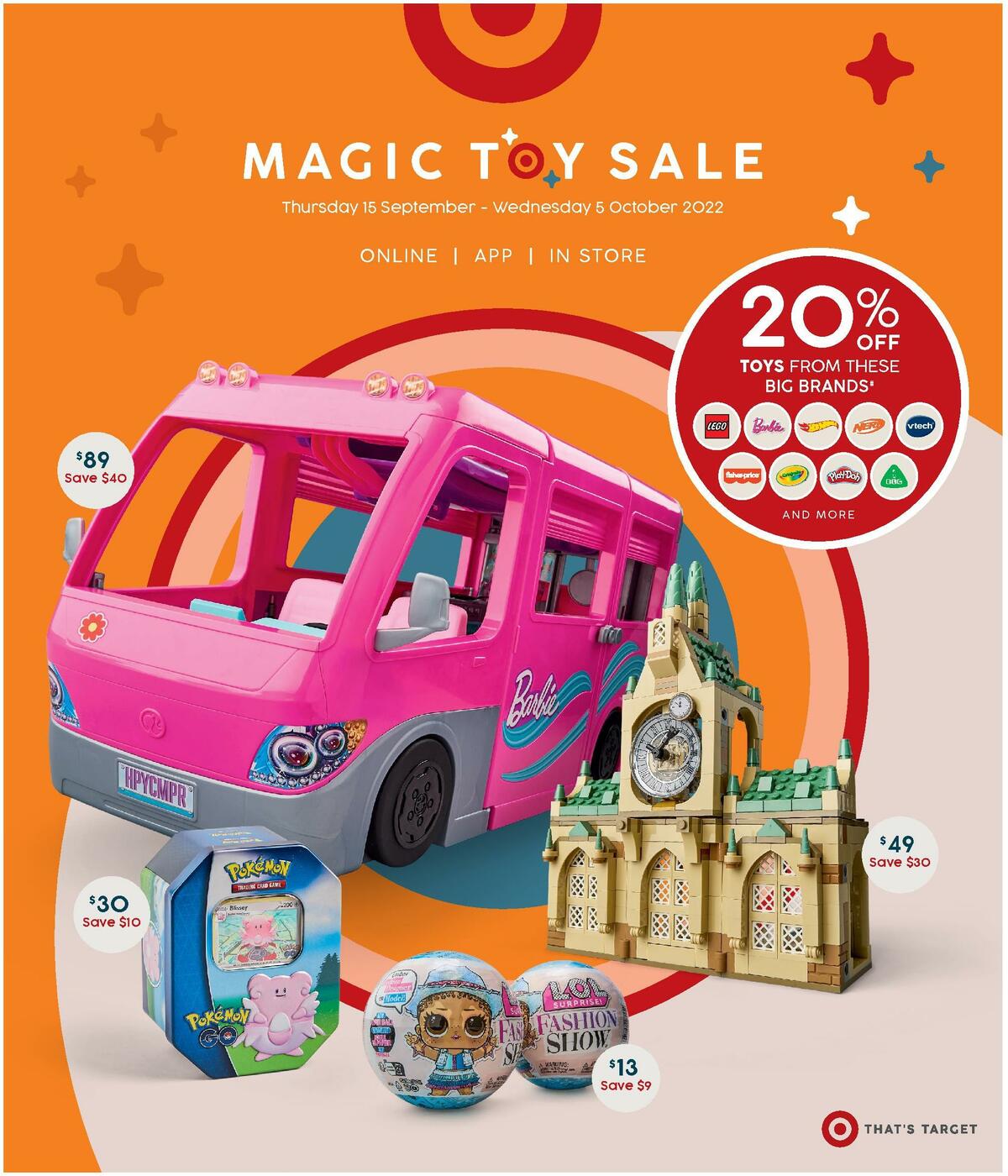 Target from 15 September