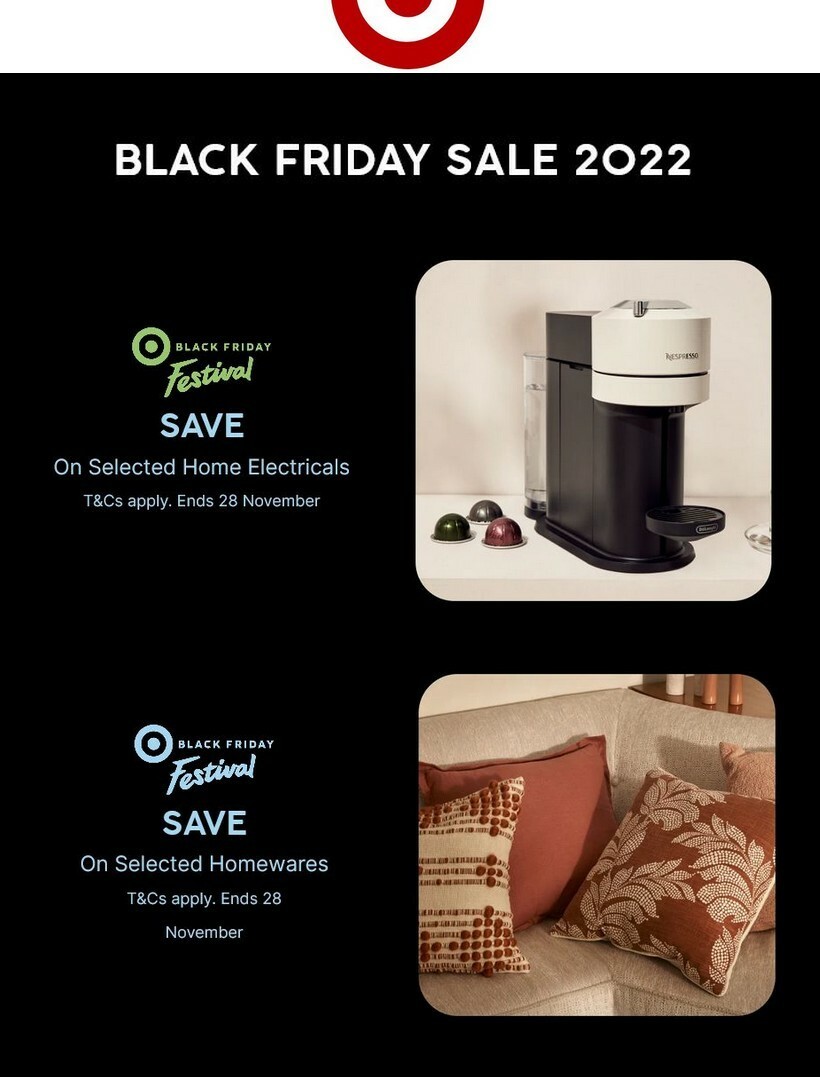 Target from 23 November