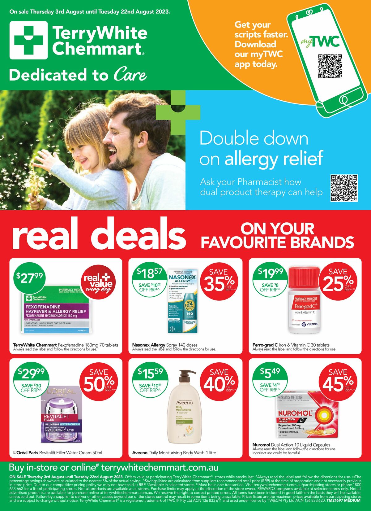 TerryWhite Chemmart from 3 August