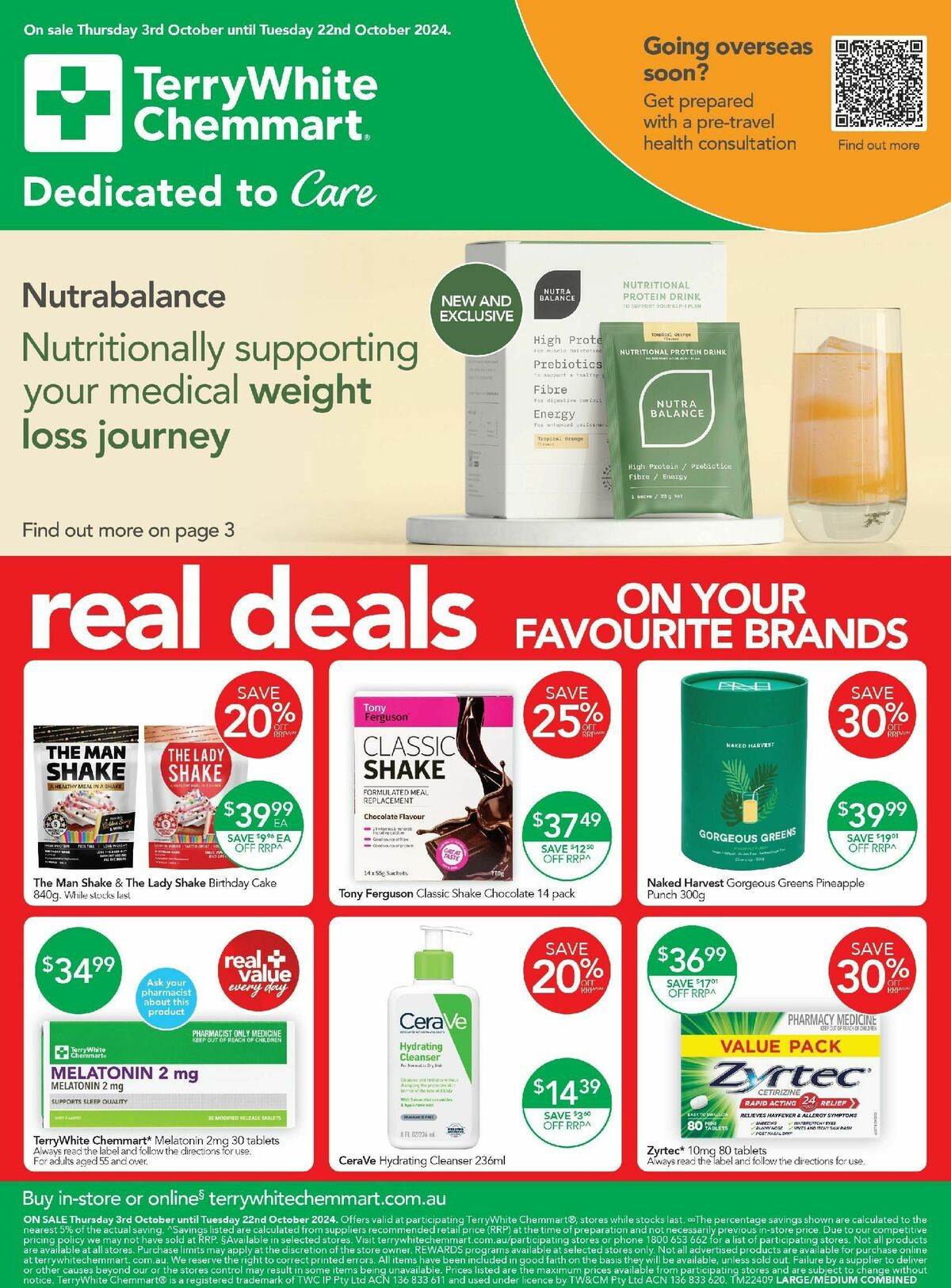 TerryWhite Chemmart from 3 October