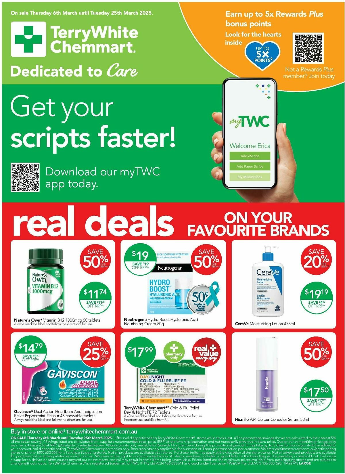 TerryWhite Chemmart from 6 March