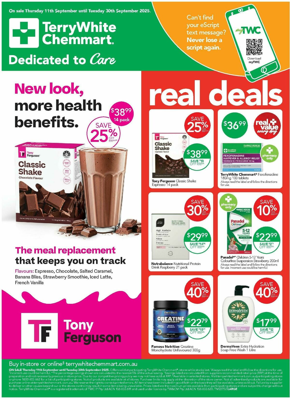 TerryWhite Chemmart from 11 September