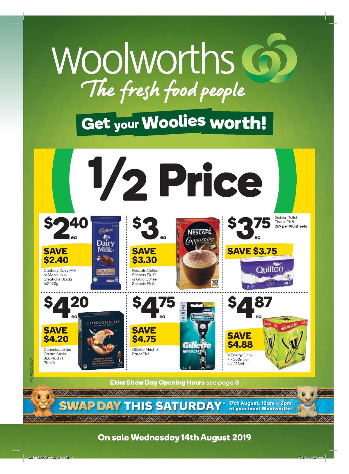 Woolworths Catalogues & Specials from 14 August