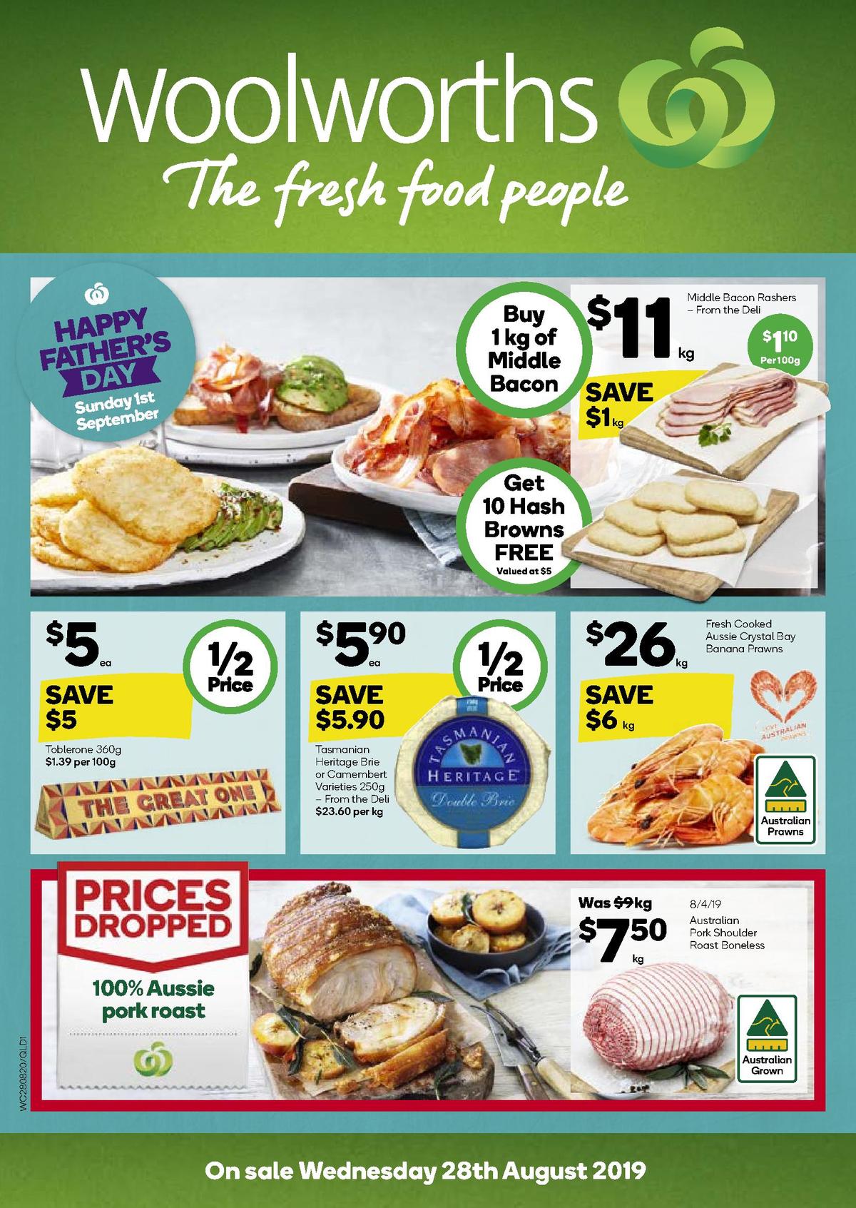 Woolworths Catalogues & Specials from 28 August