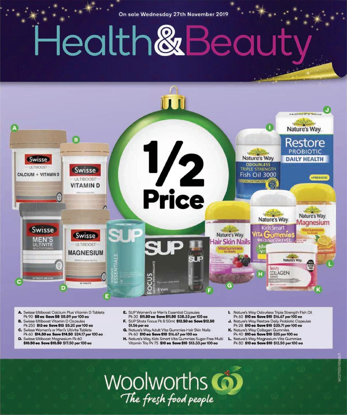 Woolworths Health and Beauty Catalogues & Specials from 27 November ...