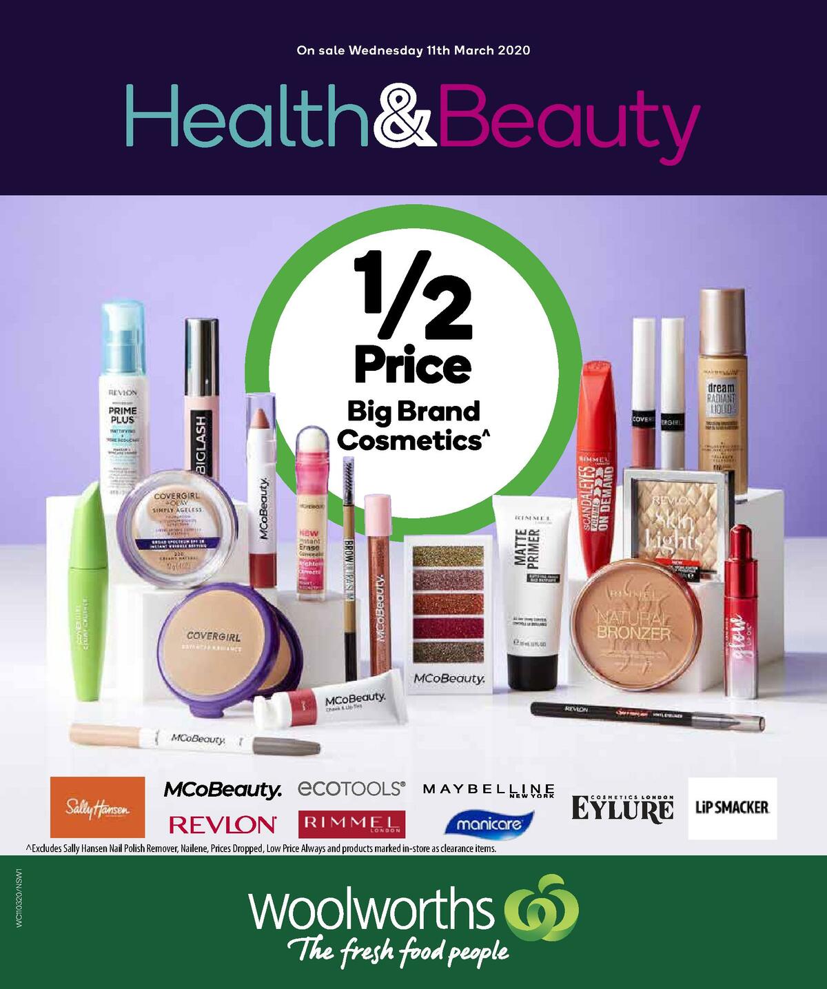 Woolworths Health & Beauty Catalogues & Specials from 11 March