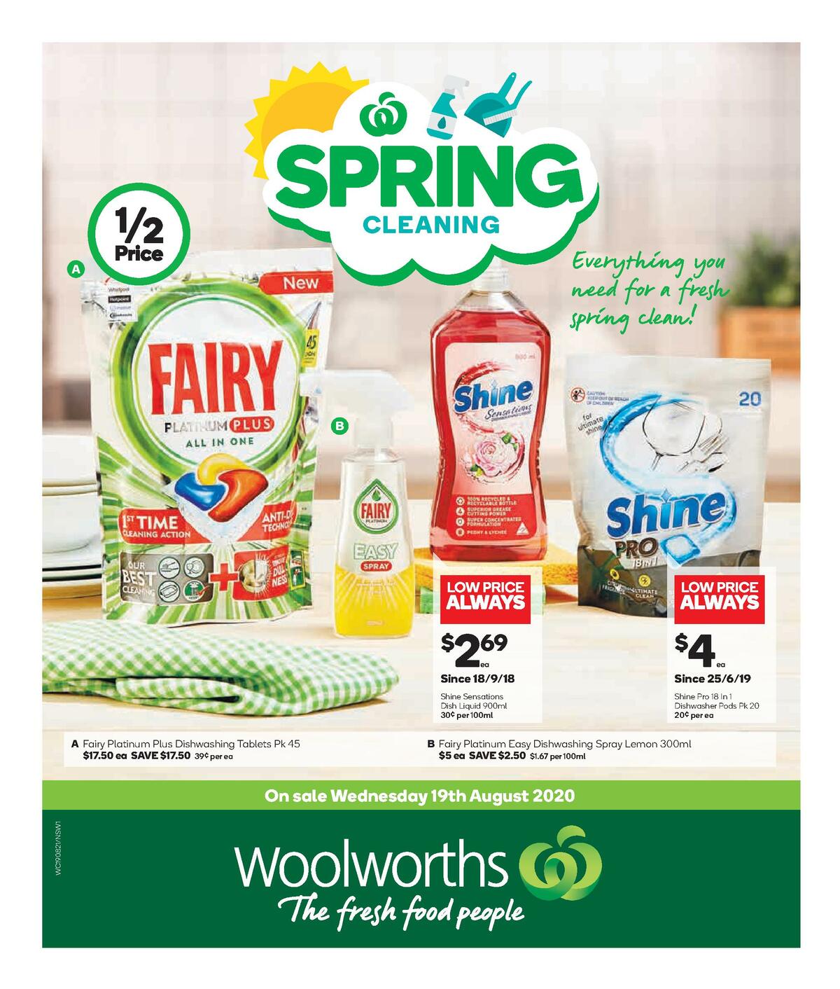 Woolworths Spring Cleaning Catalogues & Specials from 19 August