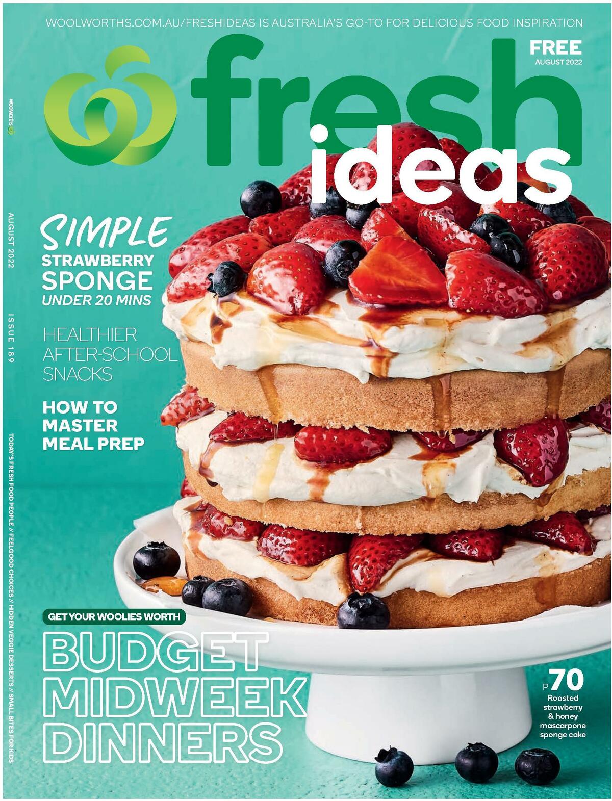 Woolworths Fresh Ideas Magazine August Catalogues & Specials from 1 August