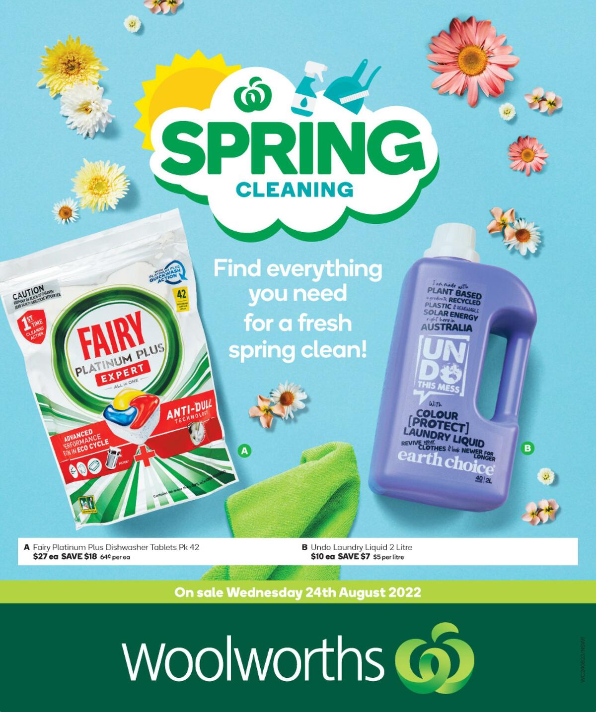 Woolworths Spring Cleaning Catalogues & Specials from 24 August