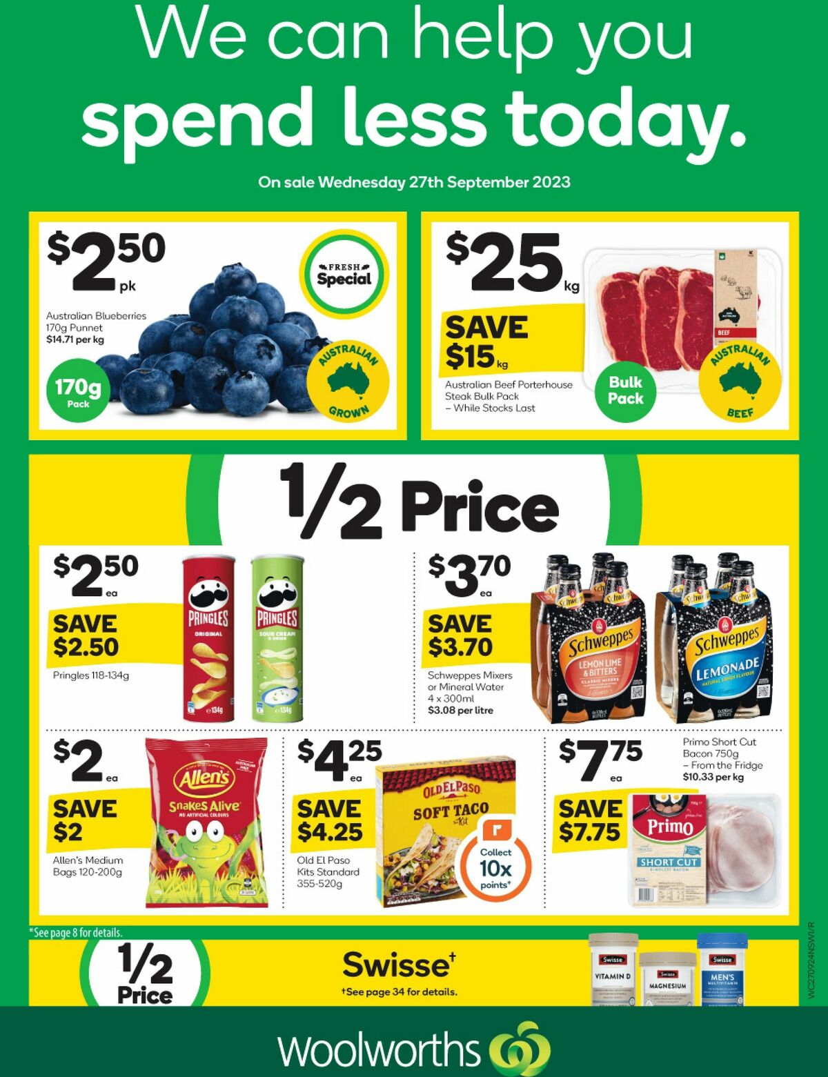 Woolworths Catalogues & Specials from 27 September